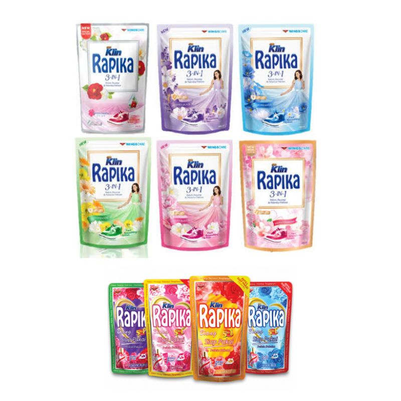 Jual Rapika pelicin pakaian 3in1 400ml / Rapika Biang 5in1 250ml ...
