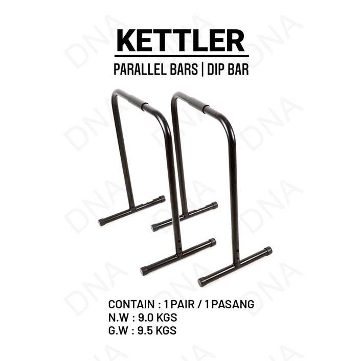 Jual Parallel Bars / Dip Bar / Dip Stand Station KETTLER - ORIGINAL ... Jual Parallel Bars / Dip Bar / Dip Stand Station KETTLER - ORIGINAL ...