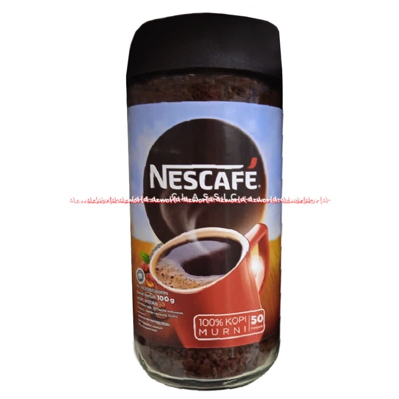 Jual Nescafe Classic 100gr Kopi Nescafe Klasik Bubuk Kemasan Botol Kaca ...