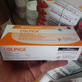 Jual COLPICA Meringankan Gejala Flu dan Demam 100tablet | Shopee Indonesia