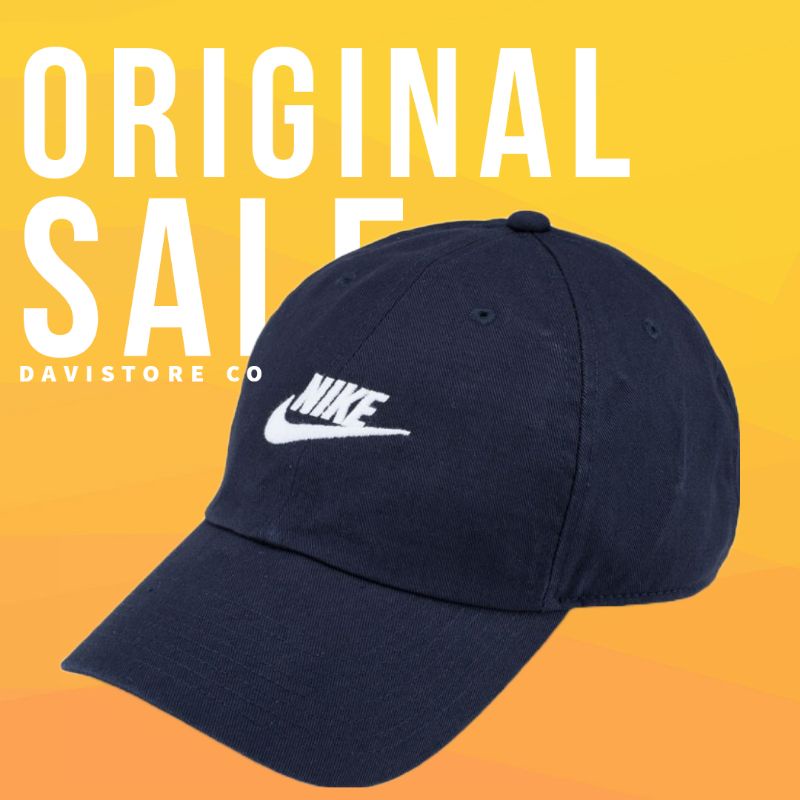 Jual Topi Nike Original U Nsw H86 Futura Wash Cap Midnight Navy ...
