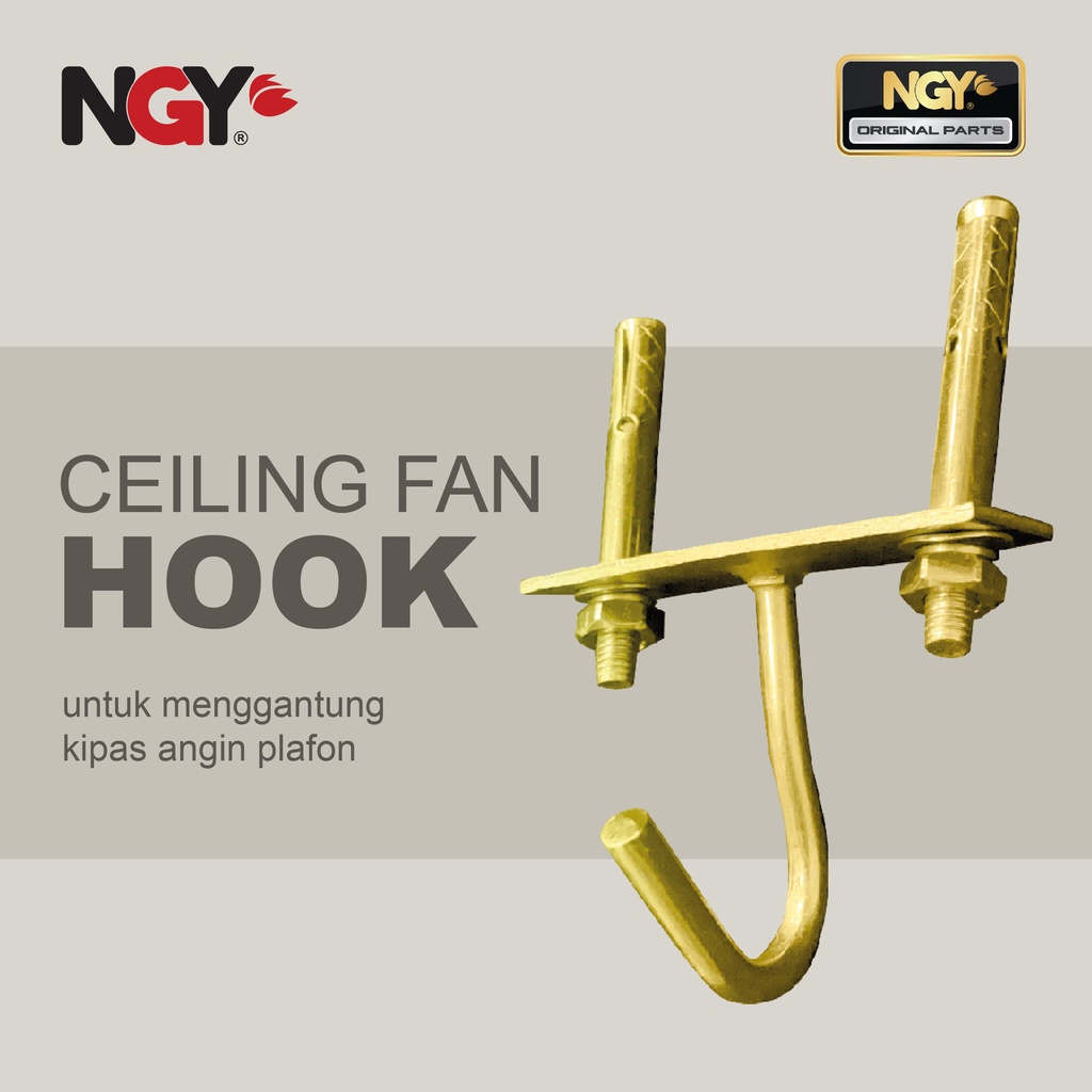 Jual NAGOYA Ceiling Fan Hook Mount / Bracket Cantol Kipas Angin Plafon ...