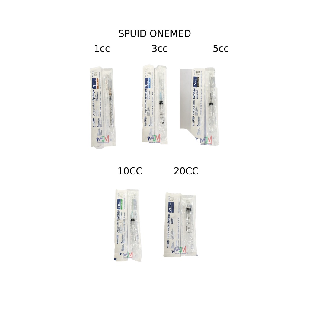 Jual Spuid 1 cc 3 cc 5 cc 10 cc 20 cc ONEMED | Shopee Indonesia