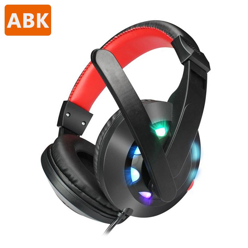 Headphone Gaming A65 Headset Over Ear dengan Mikrofon Stereo Bass Yang ...