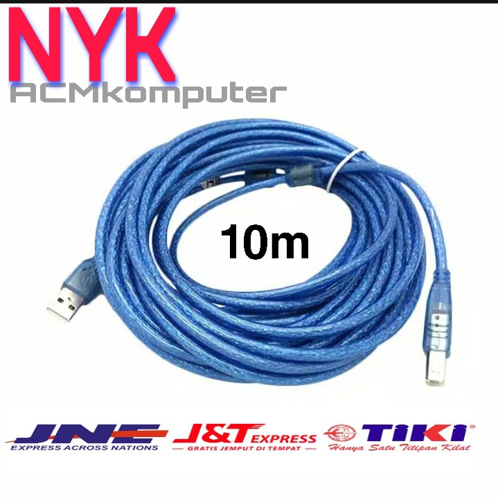 Jual Sambungan Kabel Laptop Ke Printer Nyk 10 M Konektor Shopee Indonesia