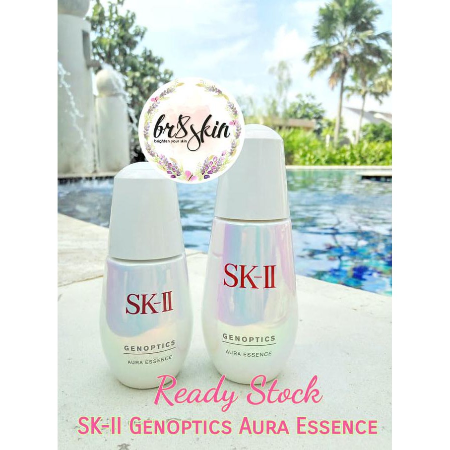 Jual Toko Serum Wajah Ucik. Sk-Ii Genoptics Aura Essence 50Ml Produk Aseli. | Shopee Indonesia