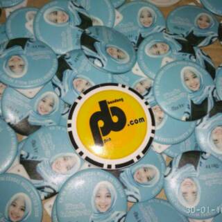 Jual CETAK PIN MURAH UKURAN 44MM /CUSTOM PIN/CETAK PIN PENITI MURAH/PIN ...