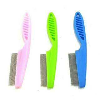 Jual Sisir kutu kucing anjing S / sisir kucing anjing / grooming ...