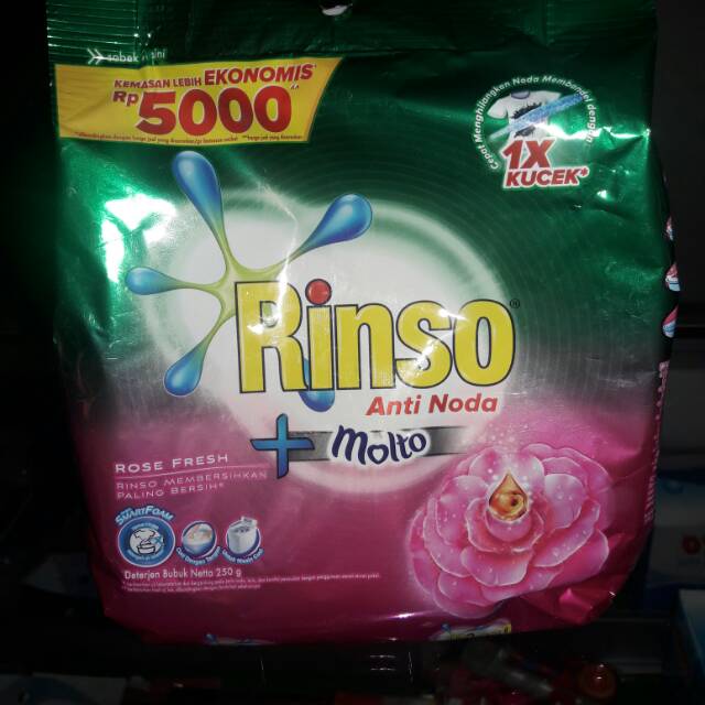 Jual Rinso Molto 250gr/215gr | Shopee Indonesia