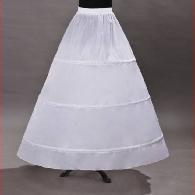 Jual PETTICOAT PETIKUT PETIKOT WEDDING DRESS 3 RING PENGEMBANG GAUN ...