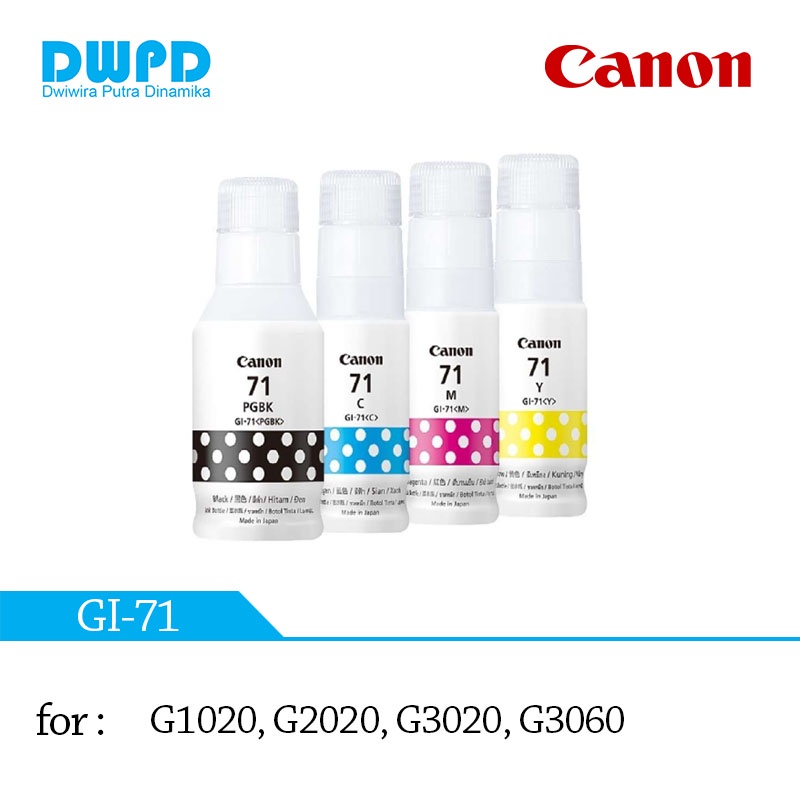 Jual Canon Ink GI71 GI-71 for G Series | Shopee Indonesia