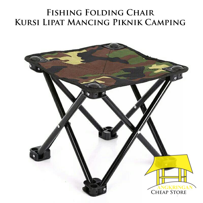 Jual Kursi Lipat Mancing Camping Piknik Outdoor Camo Folding Chair ...
