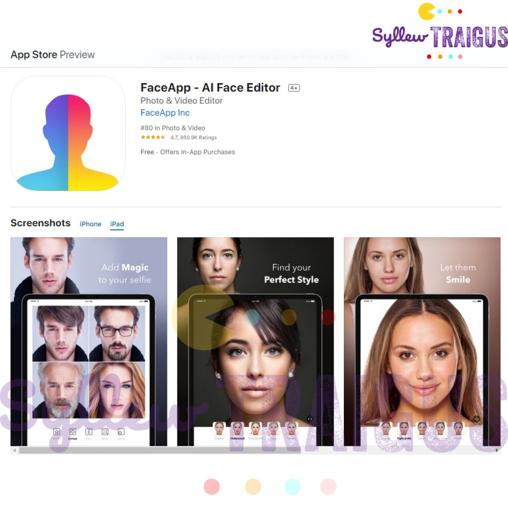 Jual [OFFICIAL] FaceApp Pro Lifetime - AI Face Editor Original iOS (For iPh*ne, iP*d & iP*d ...