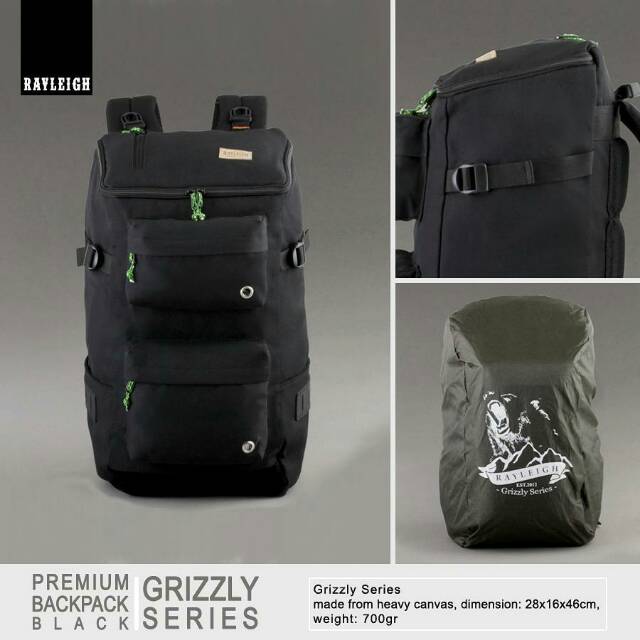 Jual Tas Ransel Kanvas Sekolah Kuliah Laptop Backpack - Rayleigh ...