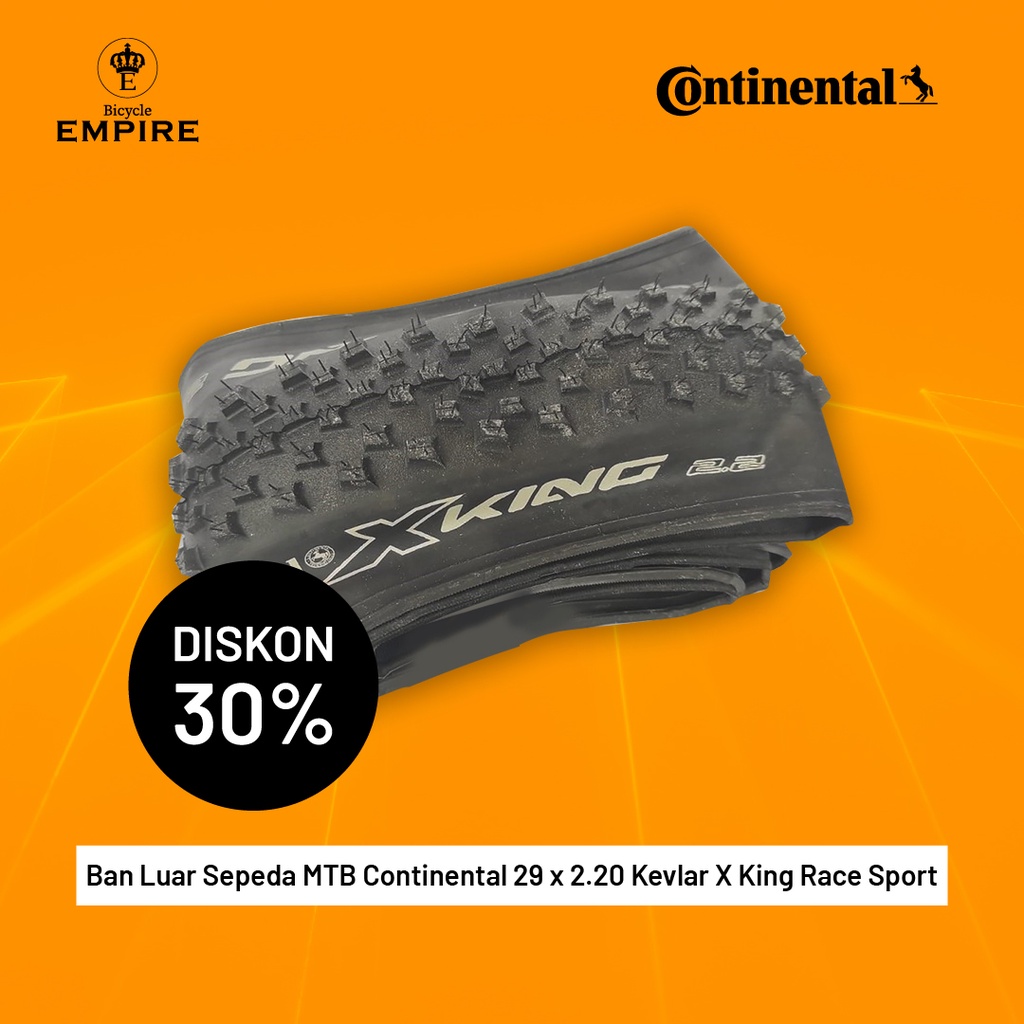 Jual Ban Luar Sepeda MTB XC Downhill Continental 29 x 2.20 Kevlar X ...
