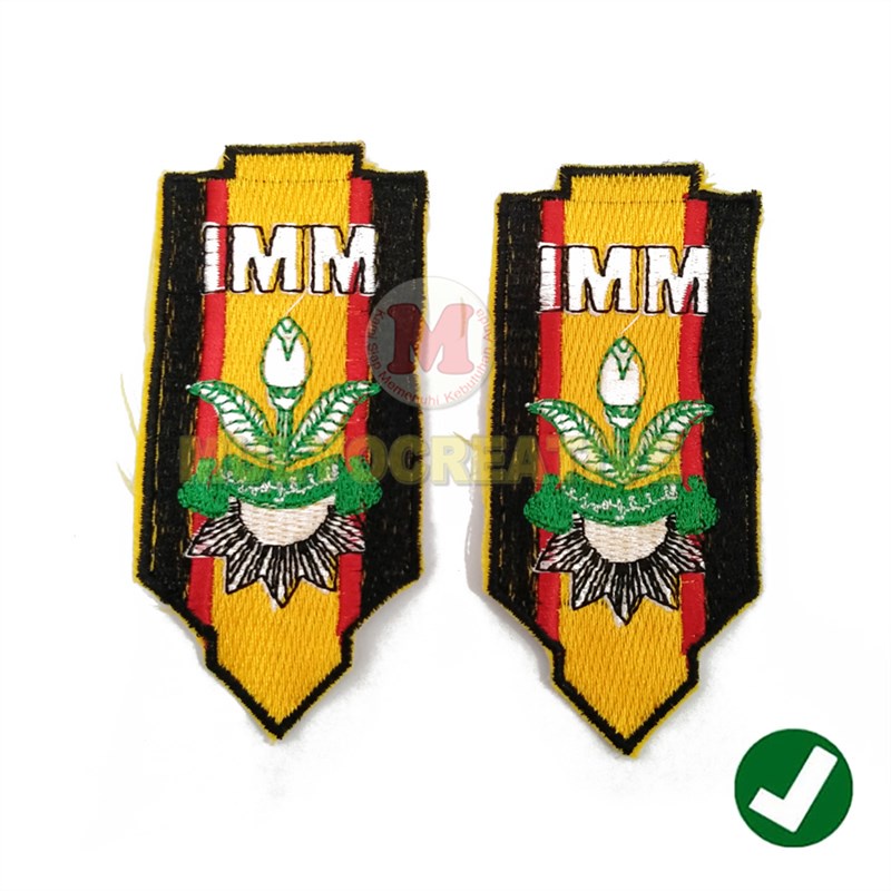 Jual Logo Bordir IMM Badge Patch Bordir Ikatan Mahasiswa Muhammadiyah ...
