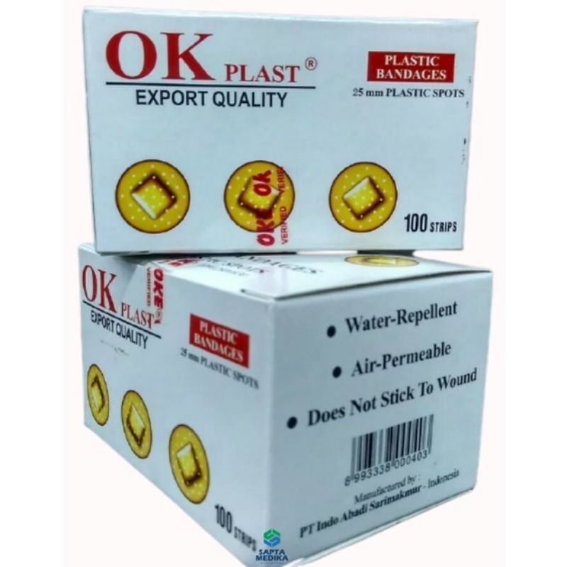 Jual plester bulat ok plast | Shopee Indonesia