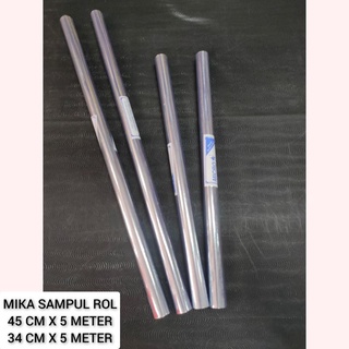 Jual Sampul Buku Mika Roll Panjang 45x5mm ( 1roll ) | Shopee Indonesia