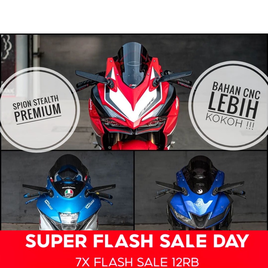 Jual SPION WINGLET STEALTH UNIVERSAL CNC Mnl nmax aerox ninja250 ninja ...