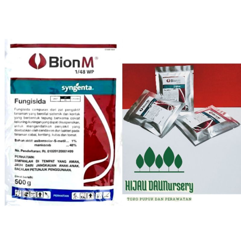 Jual BION M 1 / 48 WP kemasan sachet 5 ,15 ,dan 25 gram fungisida ...