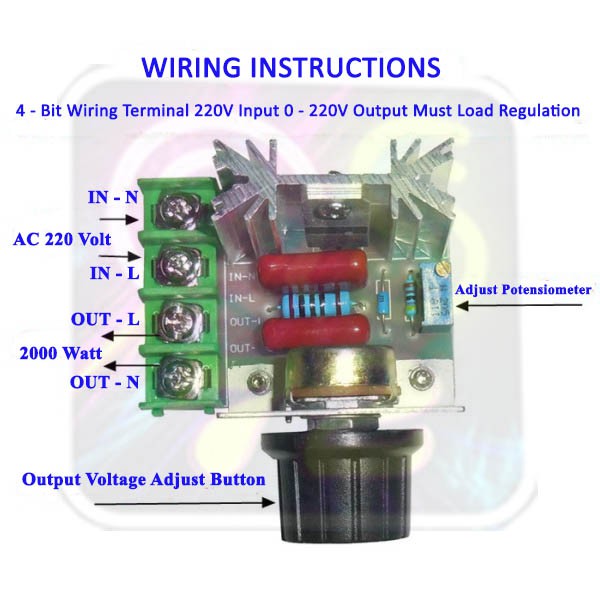 Jual Dimmer AC 220 Volt 2000 Watt | Shopee Indonesia