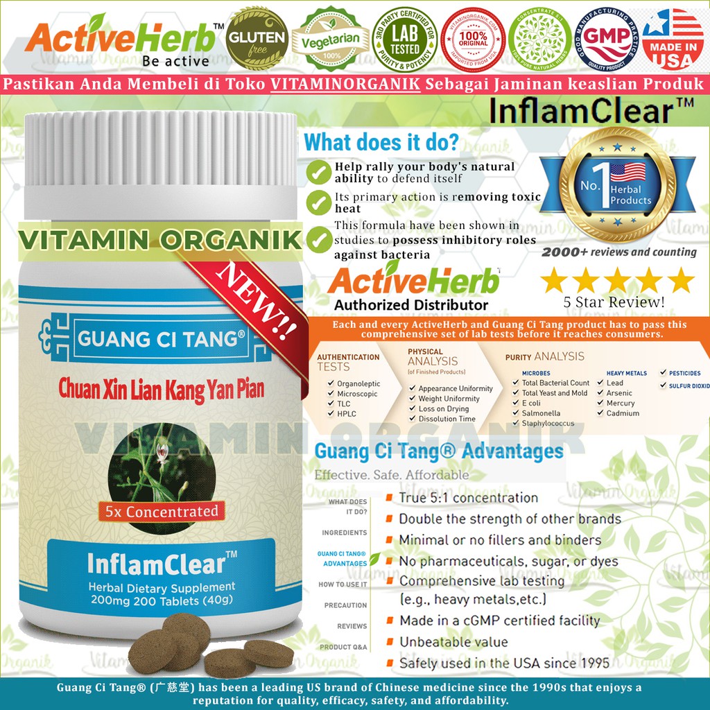 Obat Radang / Infeksi Tenggorokan & Amandel & Leher & Tonsil & Usus ...