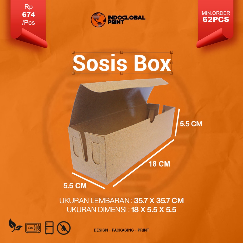 Jual BOX SOSIS/BOX HOTANG/BOX CORN DOG | Shopee Indonesia