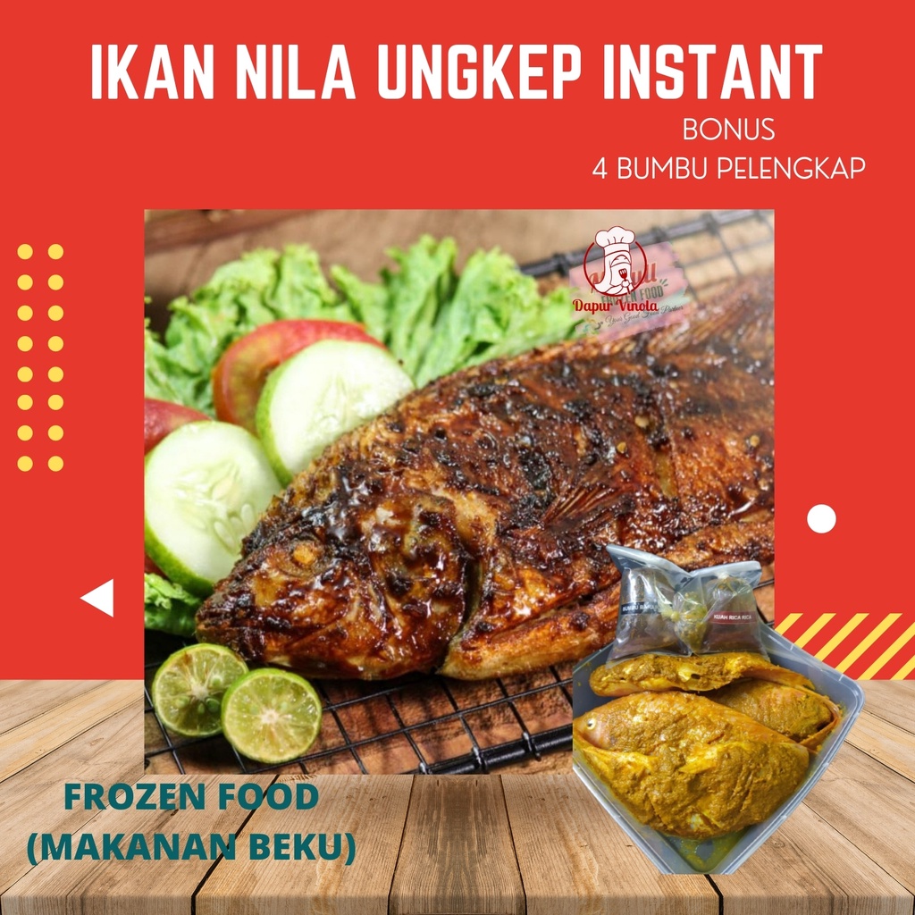 Jual IKAN NILA MERAH INSTANT UNGKEP GORENG BAKAR LADA RICA RICA, SAMBAL ...