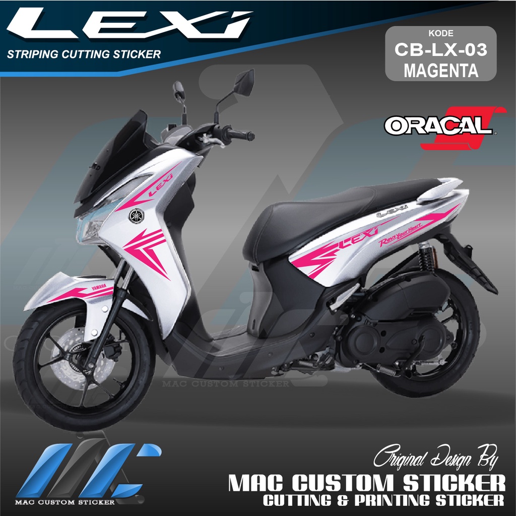 Jual CB LX 03 - CUTTING STICKER STRIPING LEXI | Shopee Indonesia