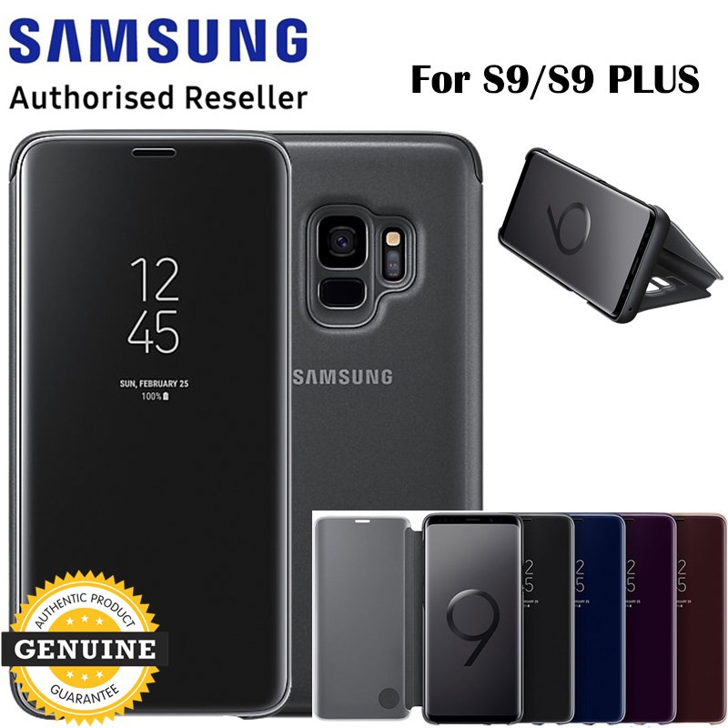 Jual Samsung Galaxy S9 Plus S9Plus Flip Clear View Standing Cover ...
