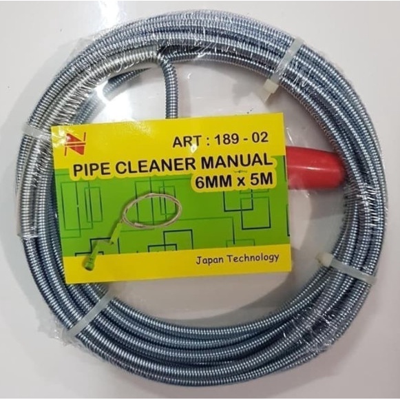 Jual Pembersih Pipa Tersumbat Drain Pipe Cleaner Manual 5 Meter NANKAI | Shopee Indonesia