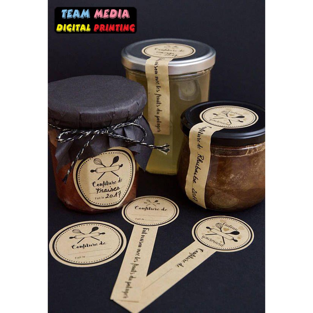 Jual stiker label makanan bahan STIKER VINYL | Shopee Indonesia