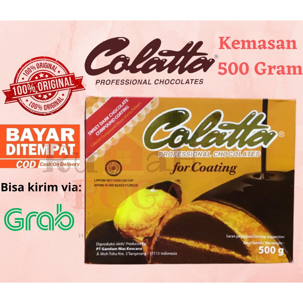 Jual Coklat Cokelat COLATTA Collata Colata COATING Dark Chocolate ...