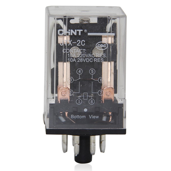 Jual General Purpose Power Relay Chint JTX-2C 2P (2NO 2NC) 10A Indonesia|Shopee Indonesia