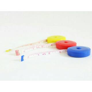 Jual Meteran Kain Ukur Baju ROLL- Measure Tape - meteran PUTAR ROL Saku ...