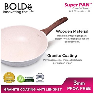 Jual Bolde Super Pan 26 cm - Fry Pan Granite Beige | Shopee Indonesia