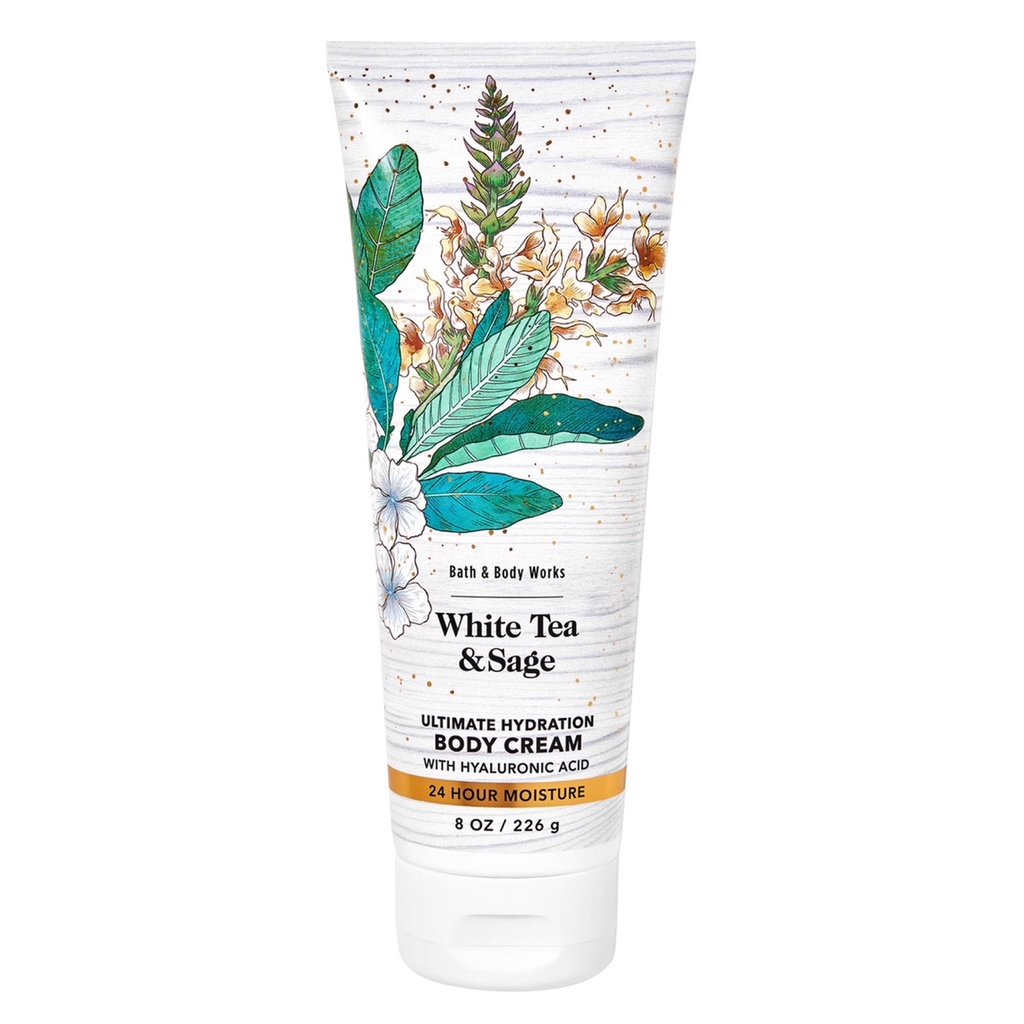 Jual White Tea & Sage Ultimate Hydration Body Cream Bath & Body Works ...