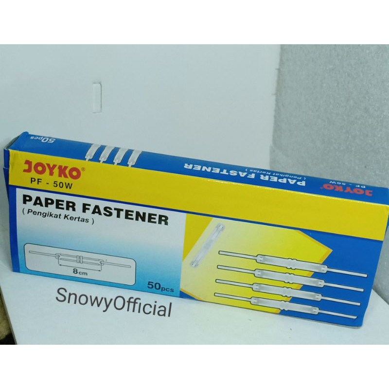 Jual PAPER FASTENER / ACCO PENGIKAT KERTAS / AKO JOYKO PF-50 W | Shopee Indonesia