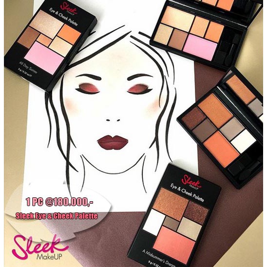Jual Sleek Eye & Cheek 100% ORIGINAL CLEARANCE SUPER SALE | Shopee ...