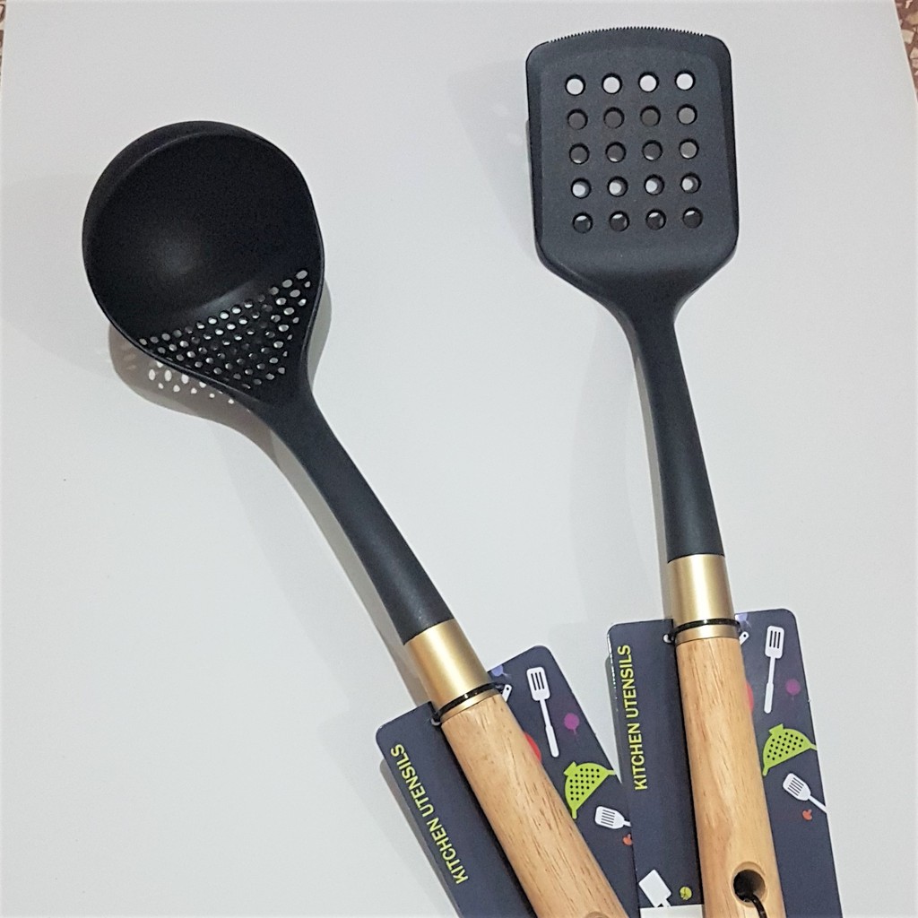 Jual Spatula Sutil Sodet Cookmaster Slotted Ladle Nylon Centong Turner ...