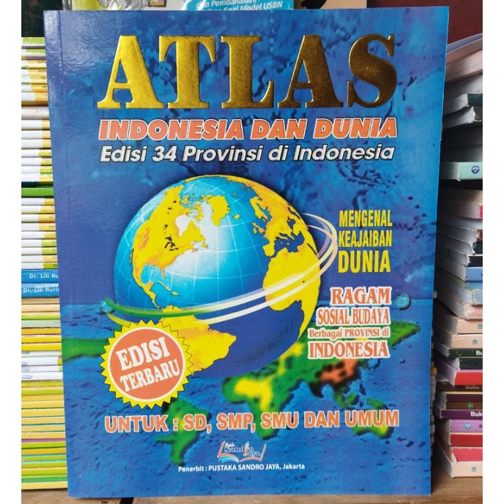 Jual ATLAS Indonesia dan Dunia Edisi Terbaru 33 Provinsi | Shopee Indonesia