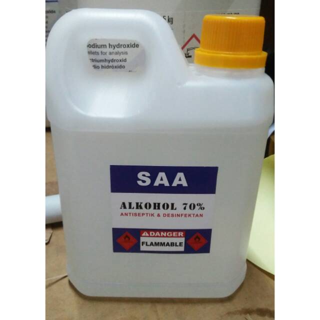 Jual Alkohol / alcohol 70 % teknis 1000 ml by SAA original ...