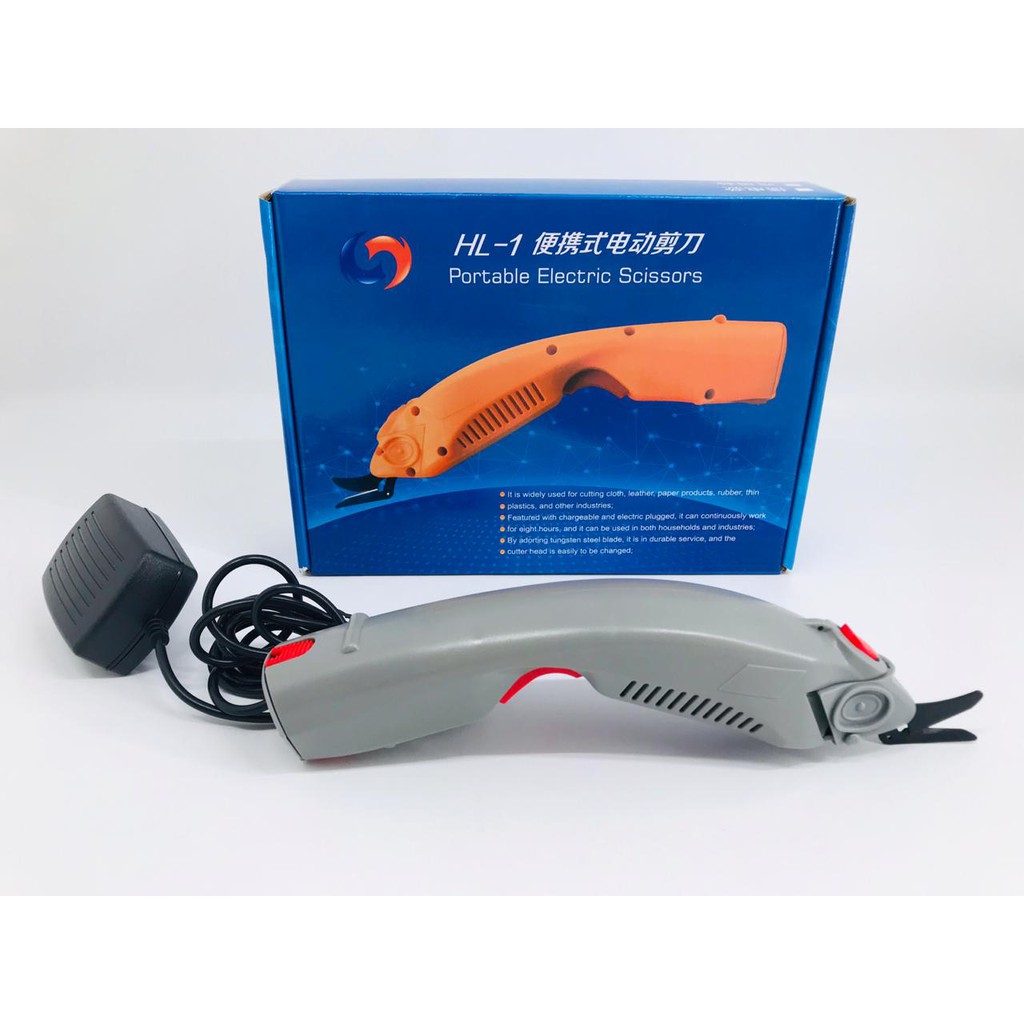 Gunting Kain Elektrik / Electric Portable Fabric Scissor Auto Cutter ...