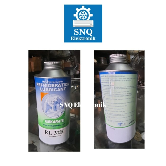 Jual Oli EMKARATE RL32H oli kompresor dengan freon R407C, R404, R32 ...