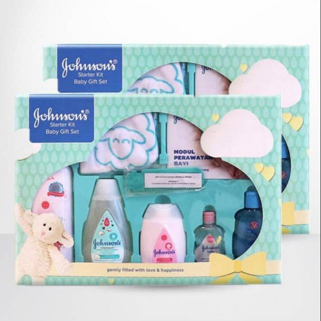 Jual Johnson's Baby Starter Kit Baby Gift Set n Baby Shower Gift Set ...