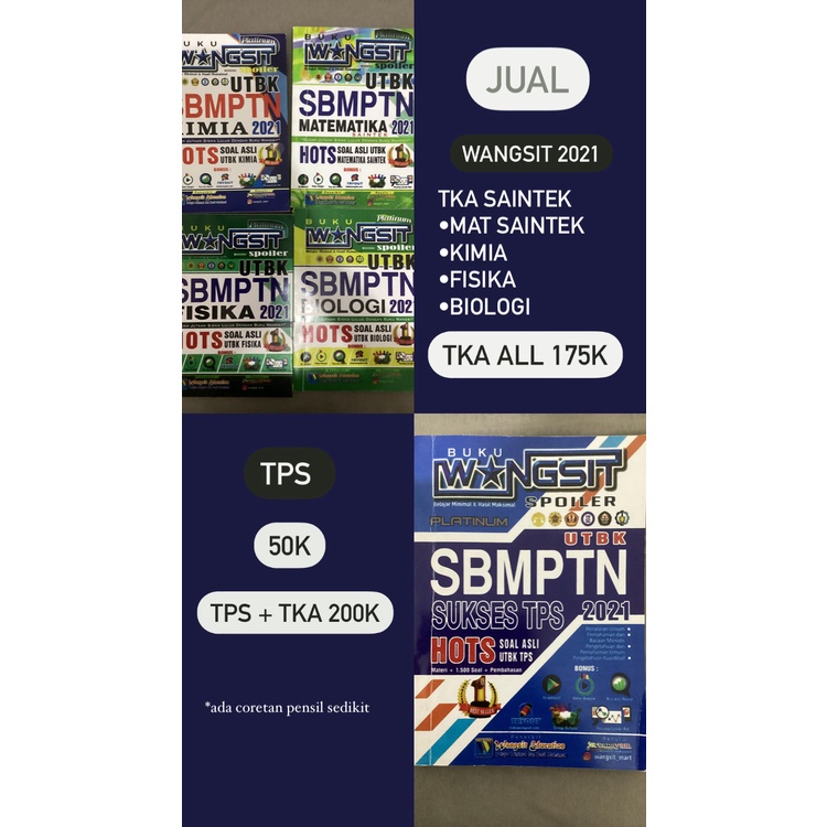 Jual Buku Wangsit 2021 Latihan Soal UTBK | Shopee Indonesia
