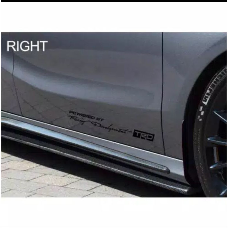 Jual stiker cutting mobil trd racing development stiker mobil keren ...