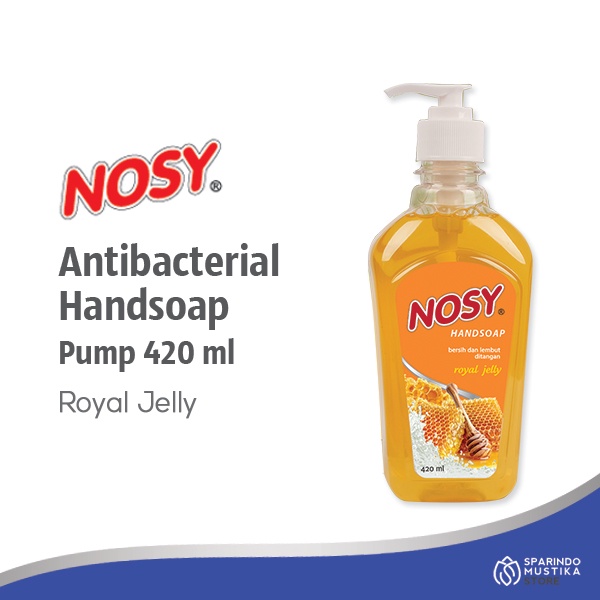 Jual NOSY Hand Soap Pump 420ml Royal Jelly | Shopee Indonesia