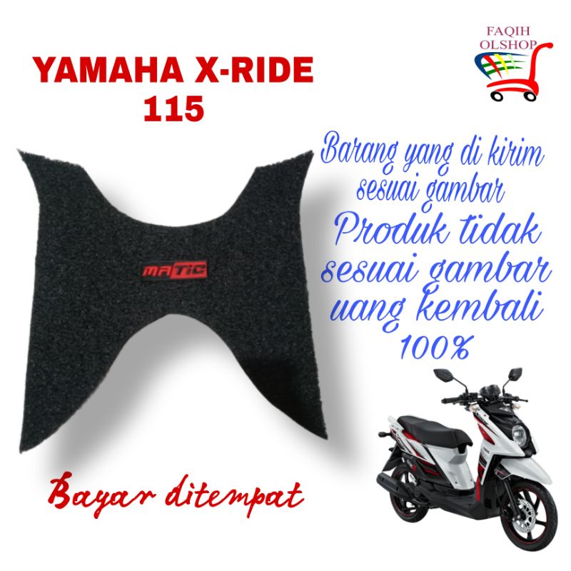 Jual karpet x-ride 115/karpet x-ride/karpet yamaha x-ride/alas kaki ...
