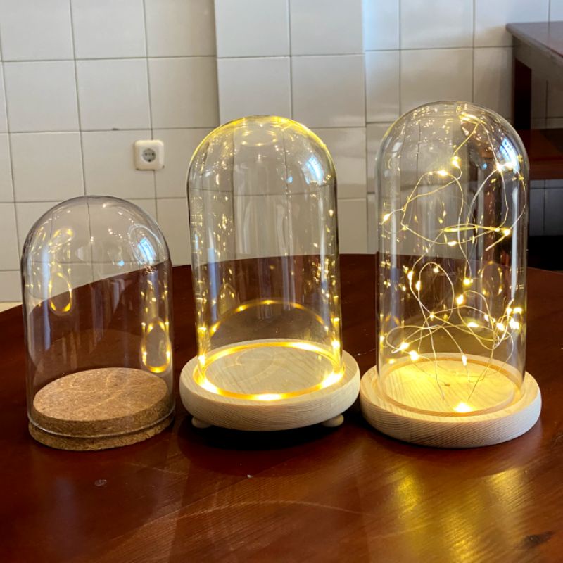 Jual DOMU LED Lonjong / Glass Dome / Flower Dome Import / Kubah Kaca ...